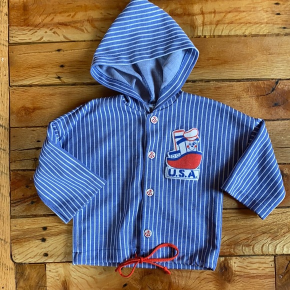 togs | Shirts & Tops | Vintage Kmart Togs Tugboat Striped Applique ...